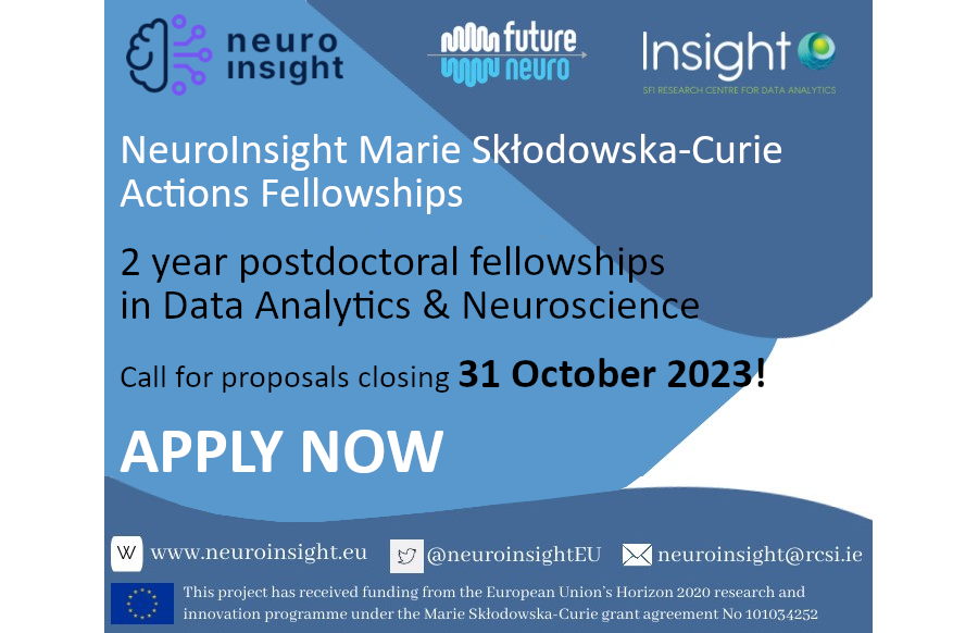 NeuroInsight MSCA-COFUND call closing! - Insight
